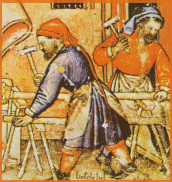 Did many people work like this in the Middle Ages?