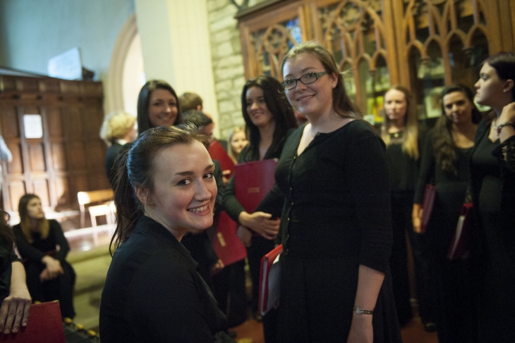 Choirs reunite for special performances of music from both sides of the ...